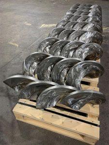 Custom Auger Flights - Precision Crafted | Falcon Industries